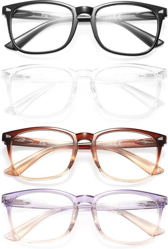 Stijlvolle Leesbril Dames met Blauw Licht Filter - UV-bescherming voor ...
