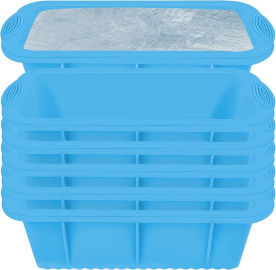 Extra Large Ice Molds 6 Piece Ice Molds for Ice Bath or Cooler, Large ...