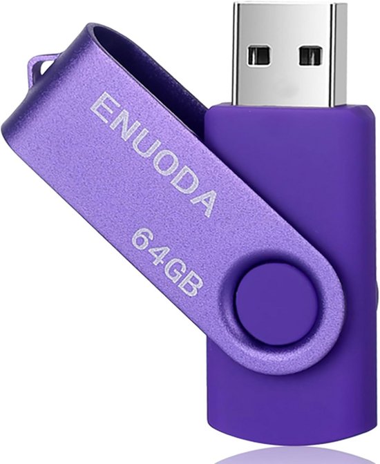 USB Stick 64GB Paars USB 2.0 Geheugenstick Hoge Snelheid | bol