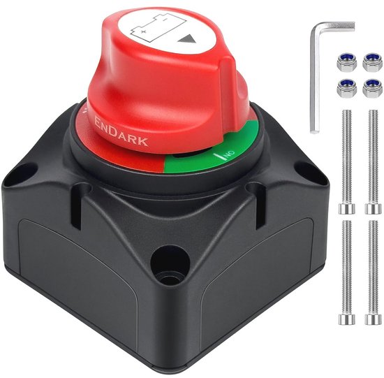 Batterij-scheidingsschakelaar voor 12V, 24V en 48V voertuigen - 275A ...