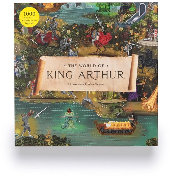 1000-Delige Legpuzzel: Magische Wereld van Koning Arthur en de Ronde ...