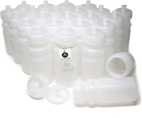 Grote Set van 24 Herbruikbare Sport Waterflessen 600ml, BPA-vrij,... | bol