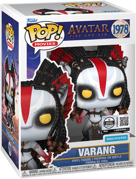 Funko Pop! Avatar: Varang #1978 met Pop! Protector LE3500 LE Royalty ...