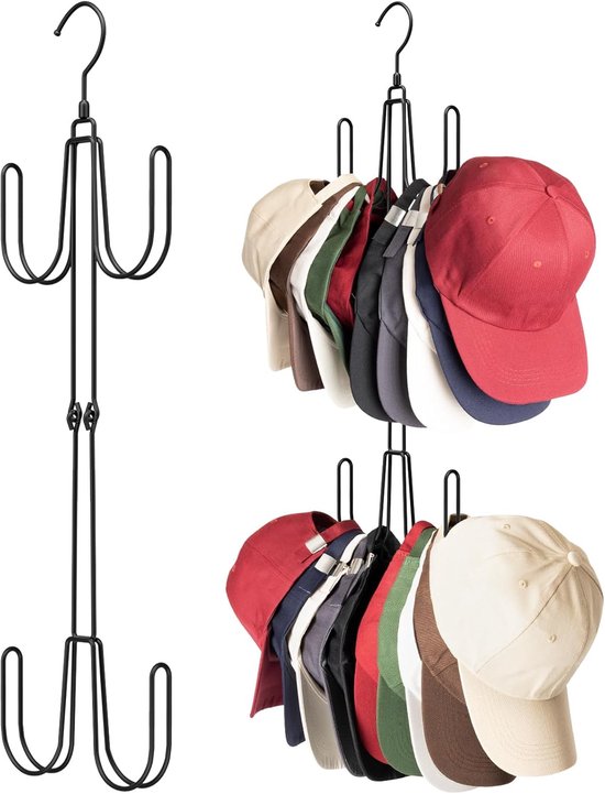 Roestvrij Stalen Hoedenhangers - Hoedenorganizer Voor In De Kast ...