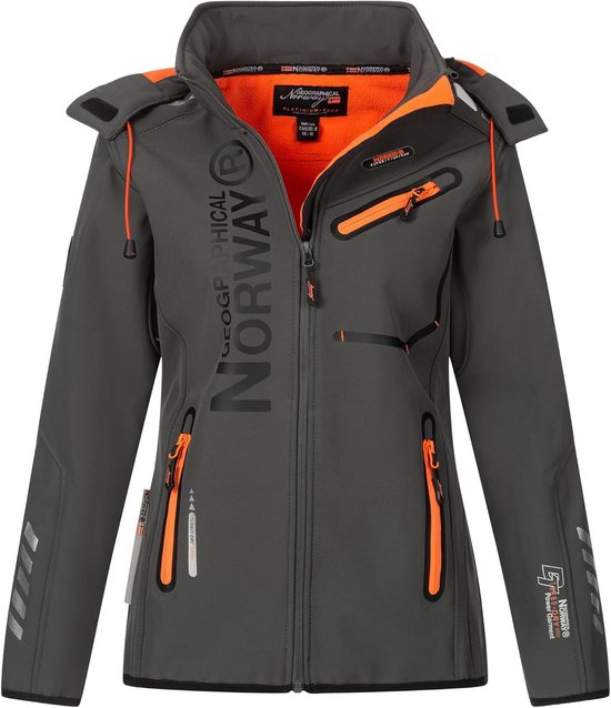 Softshell Dames Outdoor Jas met Turbo-Dry en Afneembare Capuchon | bol