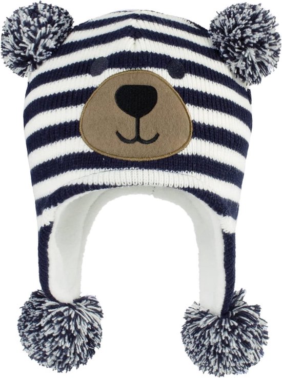 Stunq® Babymuts Meisjes Jongens Peuter Oorklep Muts Warme Gebreide Muts ...