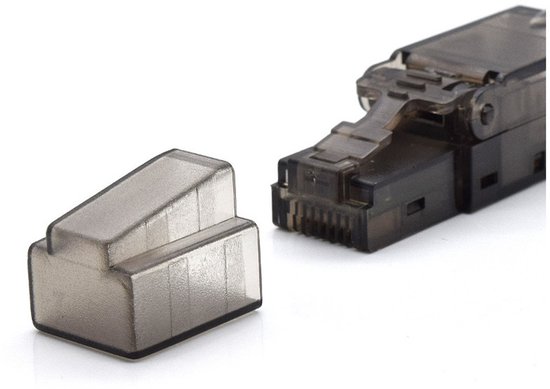 WP WPC-MDP-88-6AUP-TL kabel-connector RJ-45 Zwart, Doorschijnend | bol