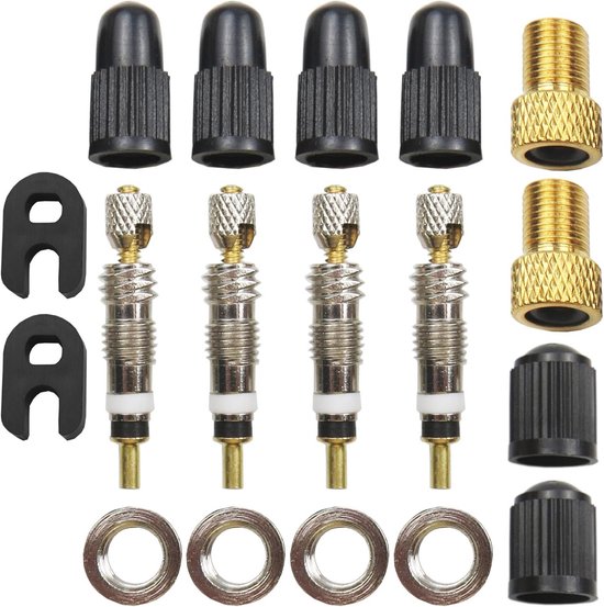 Fietsventiel Reparatieset - 20-delig met Dunlop Blitzventielen ...