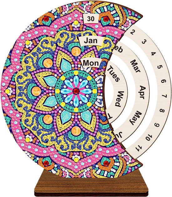 Bureaukalender 2026 - Diamond Painting Kalender - Knutselen voor ...