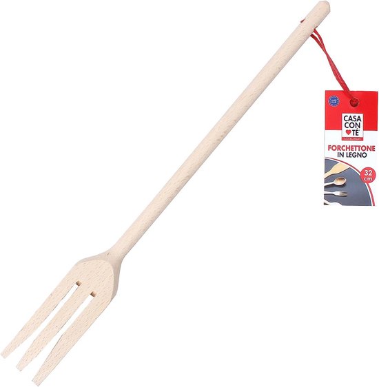 Houten Vork 32 cm - Perfect voor Koken en Tafelen | bol