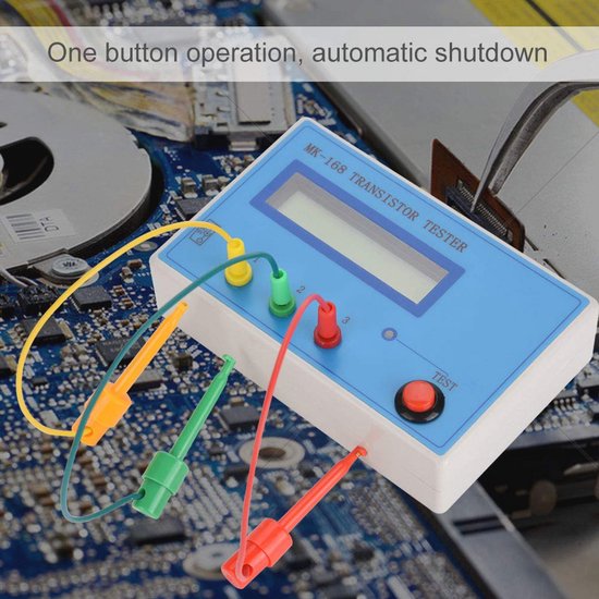 Multifunctionele Transistor Tester voor Diodes, Triodes, Capaciteit, en ...