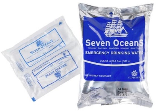 Seven Oceans lang houdbaar drinkwater 30x 500ML, 5 jaar houdbaar ...