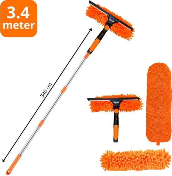 Ramenwasser Telescopisch 3.4 M – Complete Set Met Plumeau – Ramenwasser ...