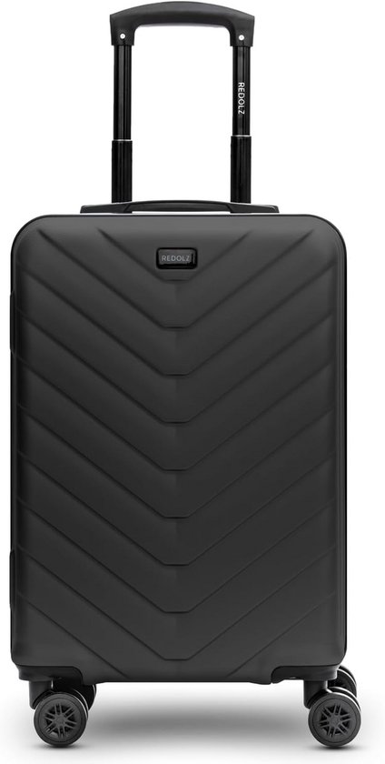 Kleine Handbagage Trolley met TSA Slot en 4 Wielen - Zwart | bol