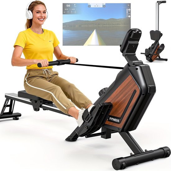 Roeitrainer – Roeimachine – Fitnessapparaat – Hometrainer – Inklapbare ...