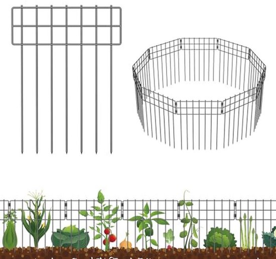 Decoratieve Dierlijke Barrière Omheining - 25 Panelen - Tuinomheining ...
