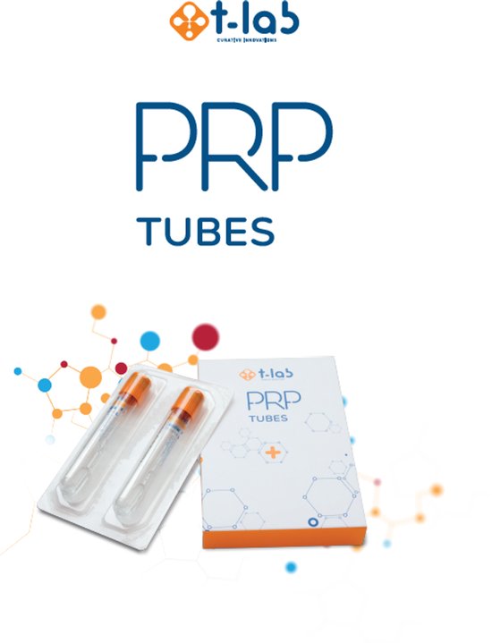 Sterile Tubes voor PRP - Plasma Riche en Plaquettes- T-Lab | bol