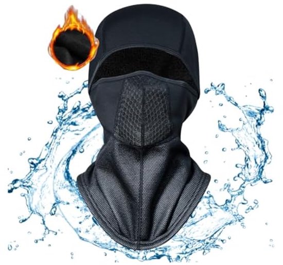 All-weather balaclava: waterproof, warm hood and fleece face mask | bol