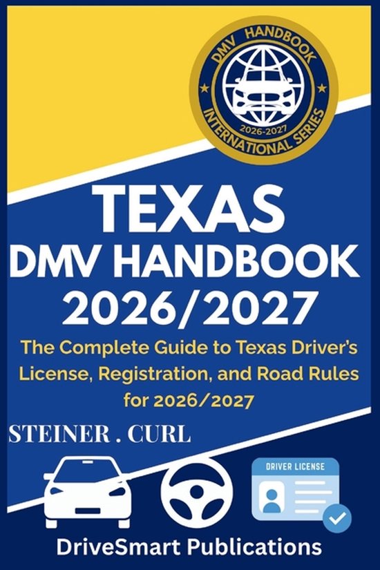 Texas DMV Handbook 2026/2027, Steiner Curl | 9798271953804 | Boeken | bol