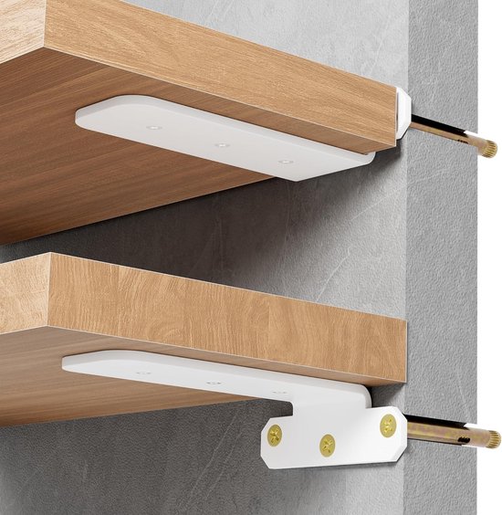 Shelf holder - heavy duty angle - 150 mm - stainless steel - corner ...