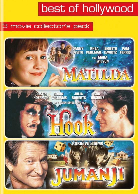 3 Film Collectors Pack - Matilda, Hood, en Jumanji | bol