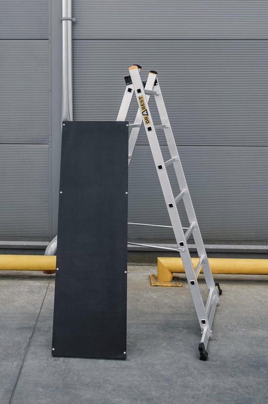 Multifunctionele 3-in-1 Aluminium Ladder met Werkplatform en ...
