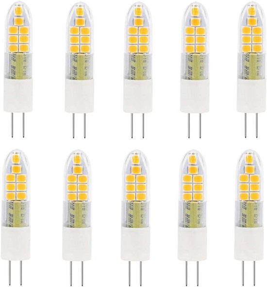 G4 LED Lampjes 3W Vervangen 30W Halogeen 12V Stroom Warm Wit (2700K ...