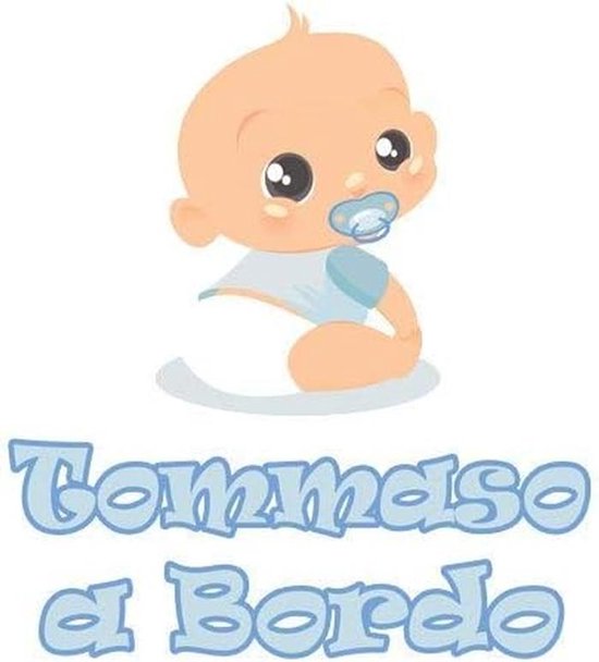 Gepersonaliseerde Sticker 'Bimbo Bimba' 12 cm - Glanzende Raamsticker ...