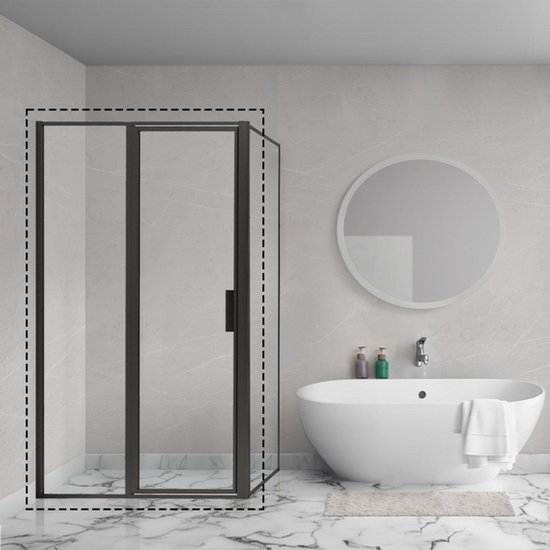 Aqua Vista Diasi Nisdeur - 90x200cm - 8mm - helder nano coating glas ...