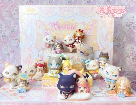 Original Character Trading Figures Cat Nizizi-Kitten with you 8 cm ...