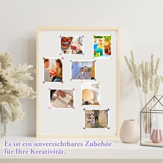 1020 stuks kleurrijke zelfklevende fotohoekstickers voor albums en ...