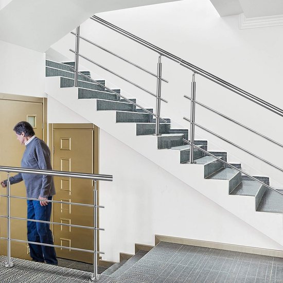 RVS Trapleuning voor Binnen en Buiten, Balustrade voor Trap, Balkon en ...