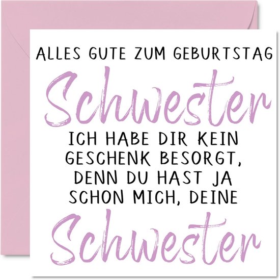 Grappige Verjaardagskaart Zus met Onbeleefde Humor | bol