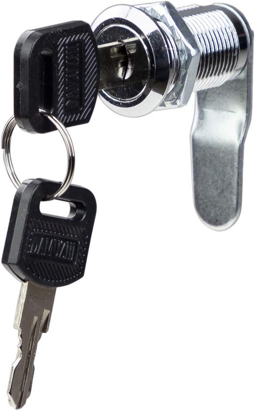 Cilinderslot 25 mm met 2 Sleutels voor Kast, Werkbank of Kluis | bol