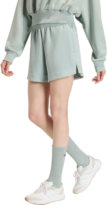 adidas Sportswear Soft Lux Loose-fit Short - Dames - Groen | bol