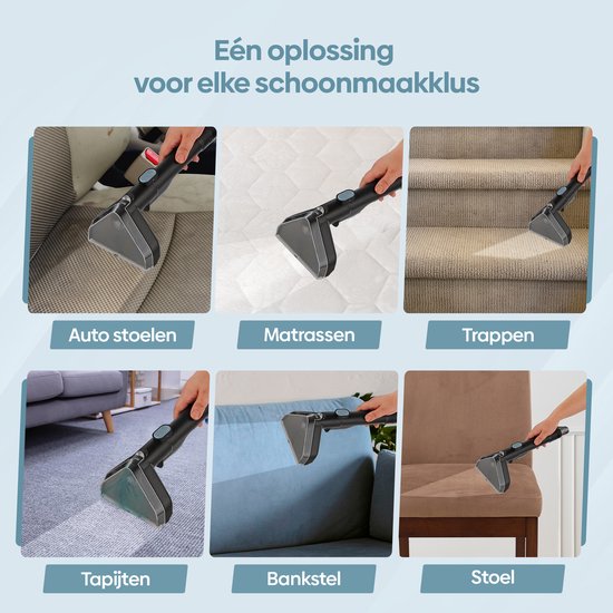 Olvy Tapijtreiniger - Draagbare Vlekkenreiniger - Matrasreiniger ...