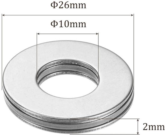 EGoods - Axiale rollager voor transportapparaten [30 mm bore x 47 mm OD ...