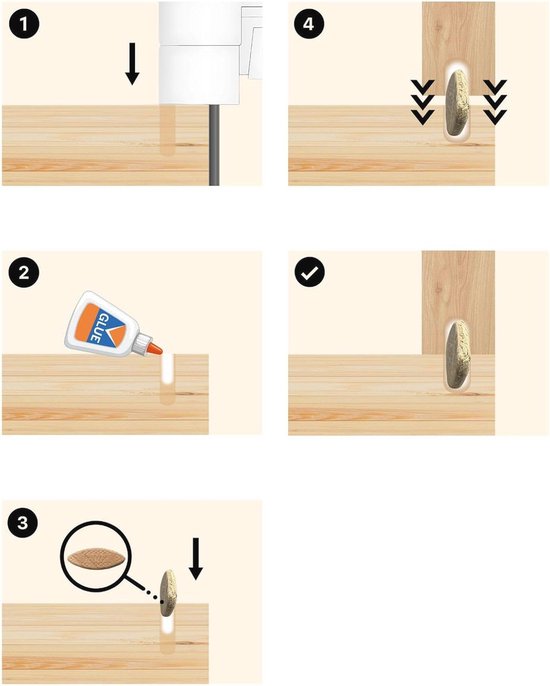 Houten Lamellen Deuvel Trens No 10 - Verpakking van 100 Stuks | bol