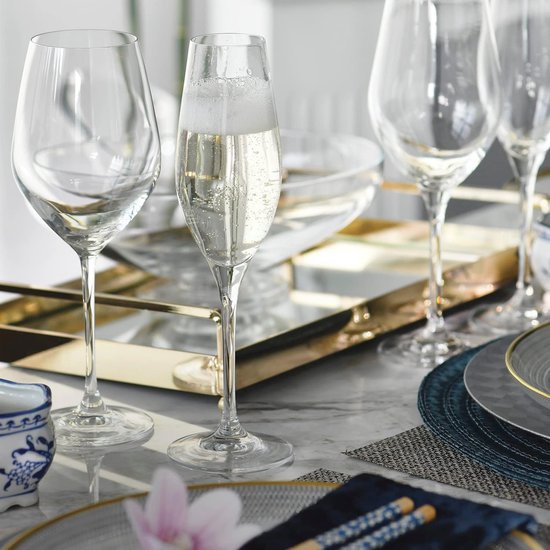 Elegante champagneglazen set van 6 - 210ml, perfect voor persoonlijke ...