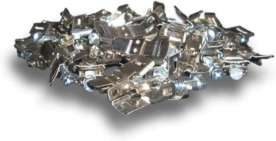 Universele slangklemmen set van 50 stuks met dispenser | bol