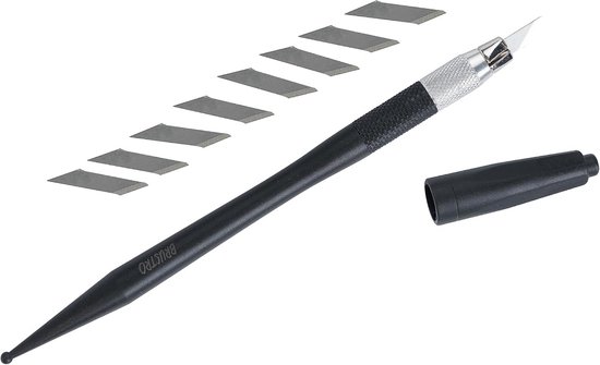 Precisie Hobby Mes met Embossing Stift en 8 Blad Navullingen voor ...