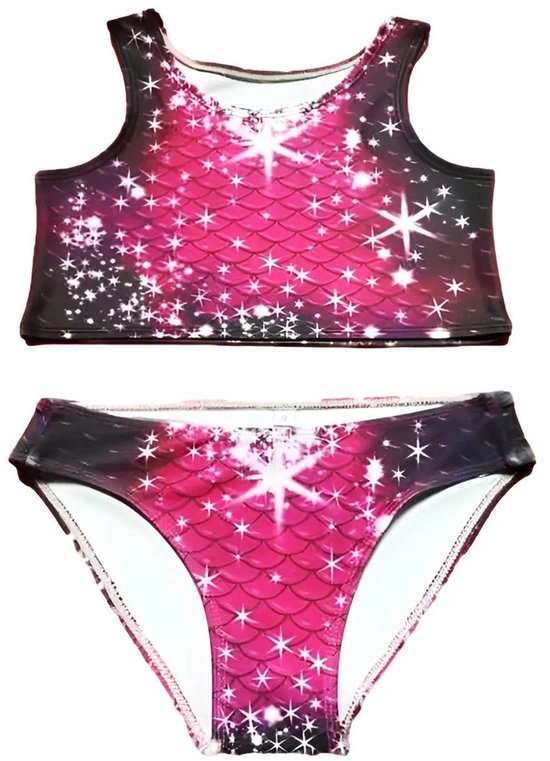 Mermaid Sisters Zeemeermin Set - Pink Passion, Maat: 8 | bol
