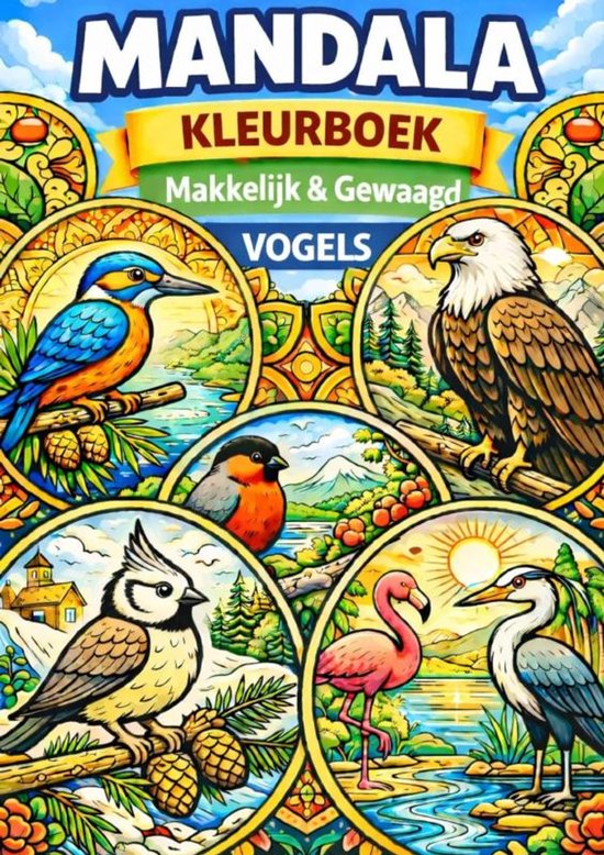 Mandala Kleurboek Eenvoudig & Krachtvol – Vogels, H. Mourits ...