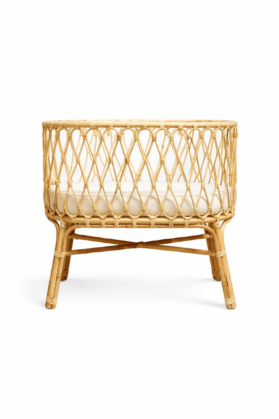 Createyourhome - Rotan - Bed - Wiegje - Ovalia - Ibiza - Japandi - Riet ...