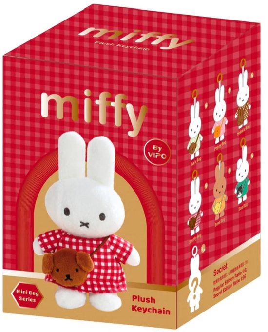 Nijntje Miffy x Vipo Mini Bag series Keychain - 1 Blindbox | bol