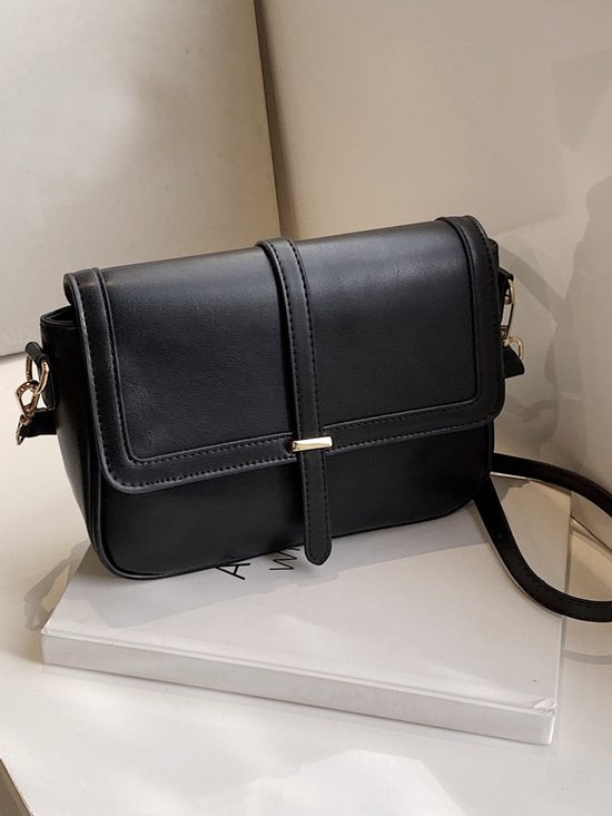 Vintage Business Casual Schoudertas - Retro Flap Square Bag - Ideaal ...