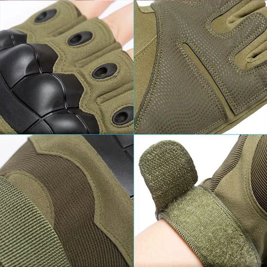Harde Knokkel Handschoenen - Vinger Touch - Fiets - Paintball | bol