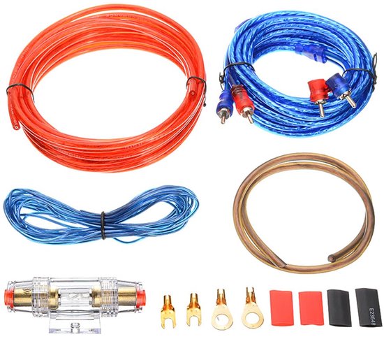 10GA Car Amplifier Cable Kit, Amplifier Power Amplifier Cable Car Audio ...