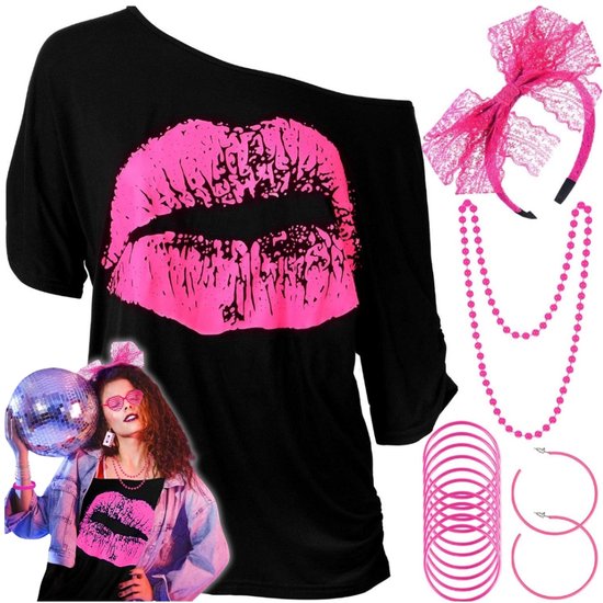 Conseé Retro Serie - Disco Kostuum - L - Compleet Met Accessoires | bol