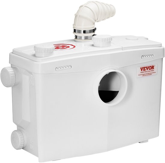 VEVOR 1200W Rioolpomp 180L/min Afvalwaterpompstation 10m | bol